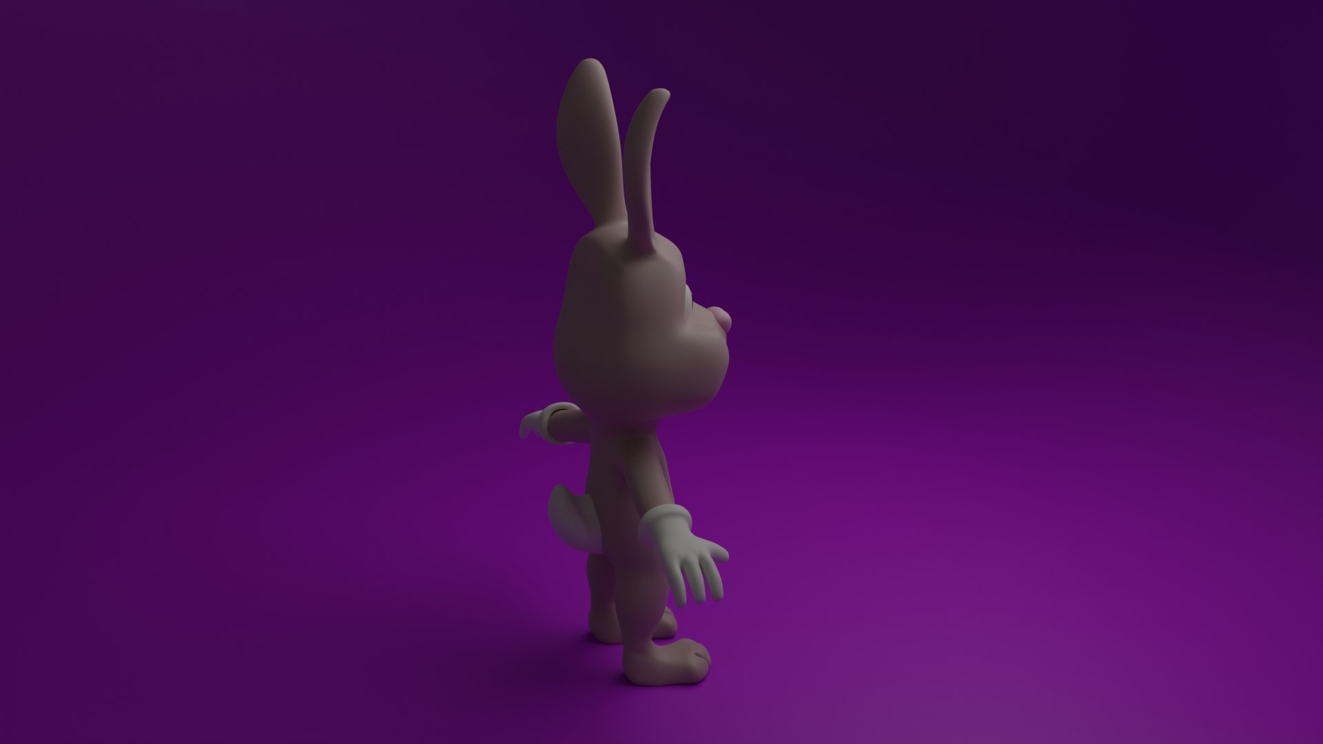 3D Model Toon Style Rabbit Character - TurboSquid 2080585