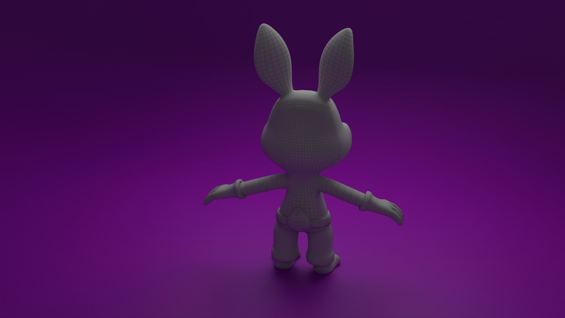 3D Model Toon Style Rabbit Character - TurboSquid 2080585