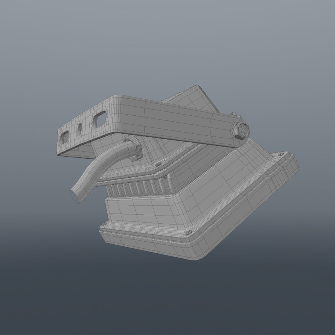 outdoor led light 3d obj