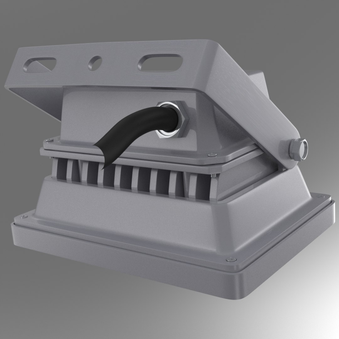 outdoor led light 3d obj