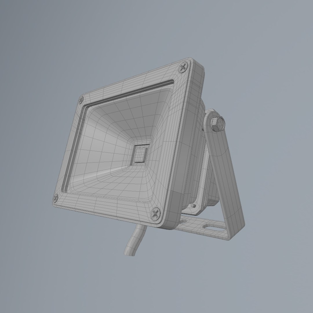 outdoor led light 3d obj