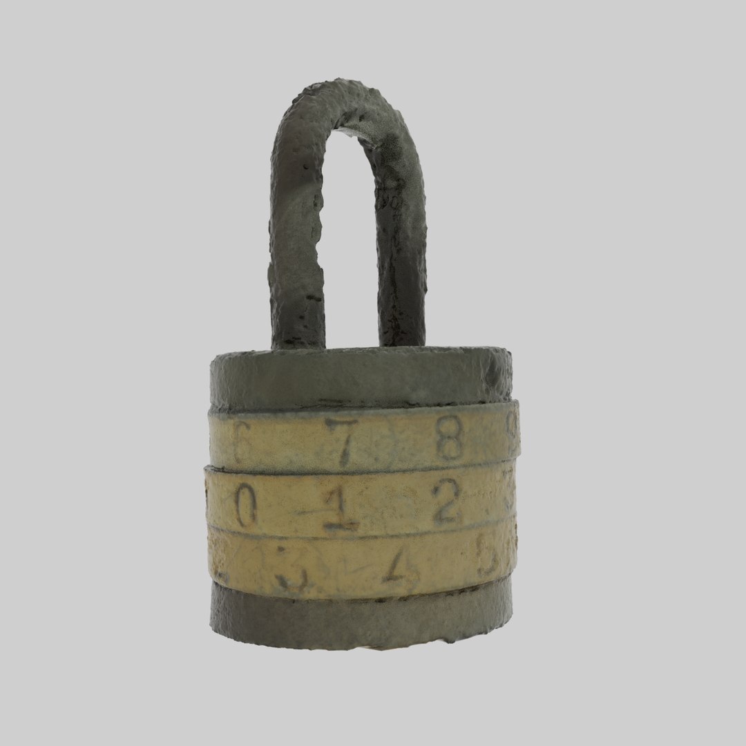Free 3D Iron Lock - TurboSquid 2238182