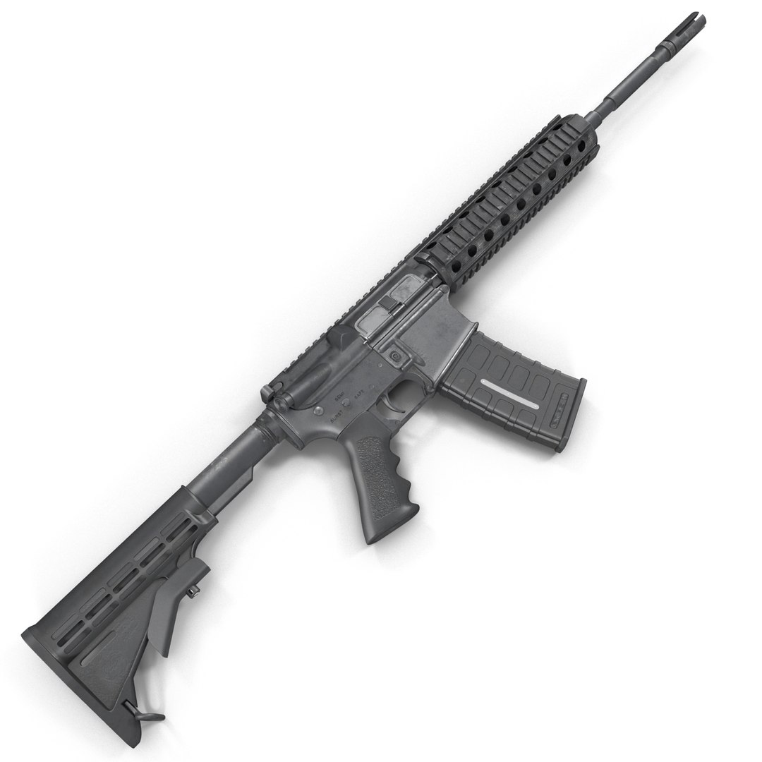3d assault rifle generic 4