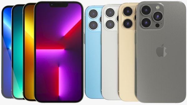 modelo 3d Apple iPhone 13 Pro todos los colores - TurboSquid 1788584