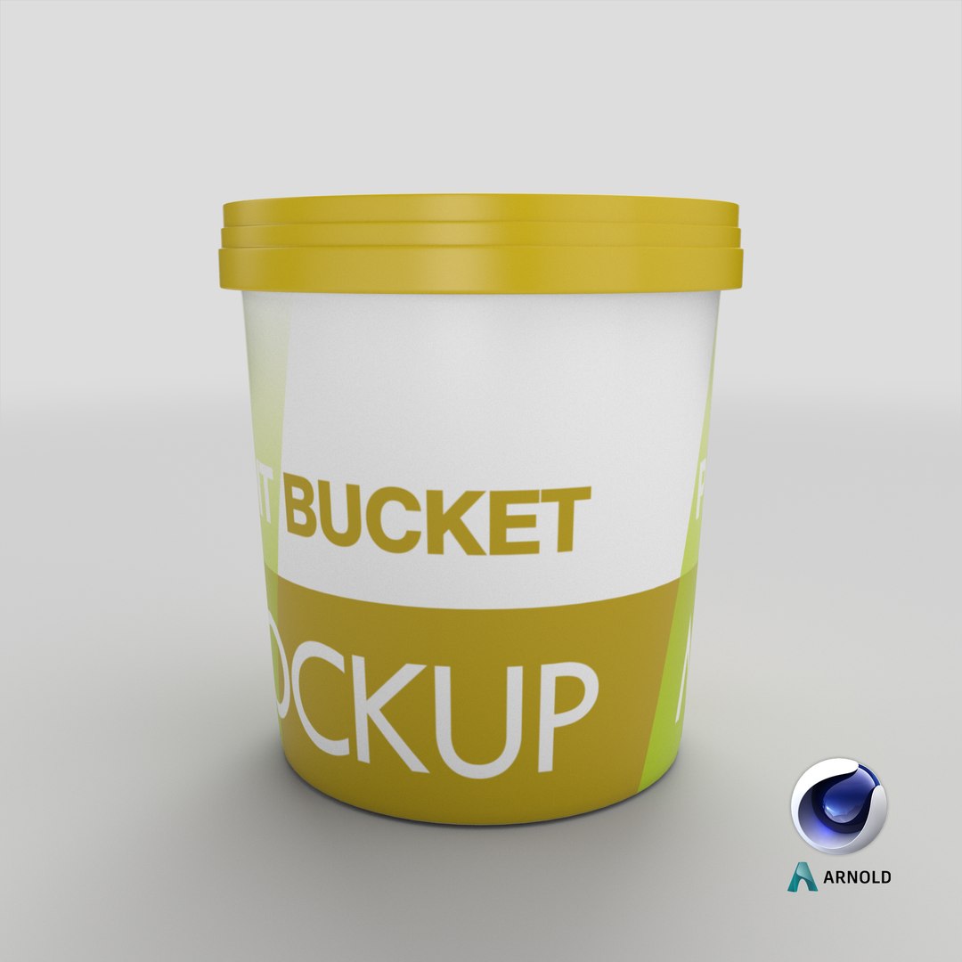 3D Paint Bucket model - TurboSquid 1857789