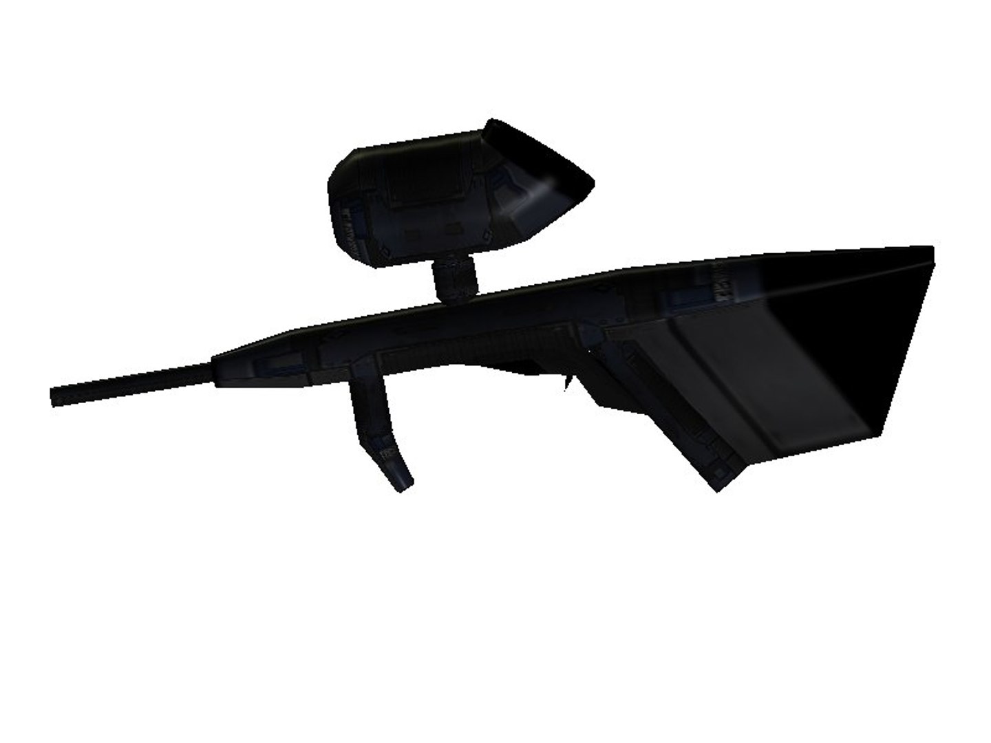 Free Paintball Gun 3d Model