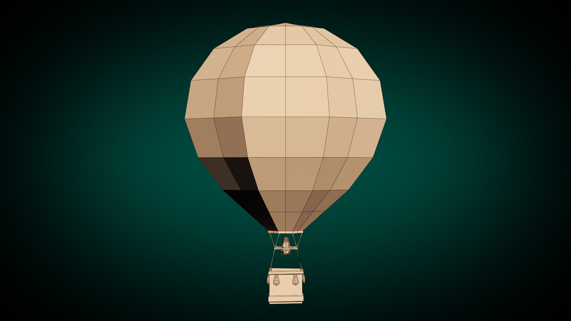 3D Model Hot Air Balloon - TurboSquid 1561849
