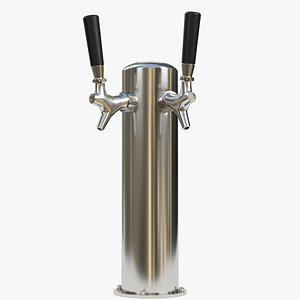 Beer tap faucet 2 model - TurboSquid 1406951