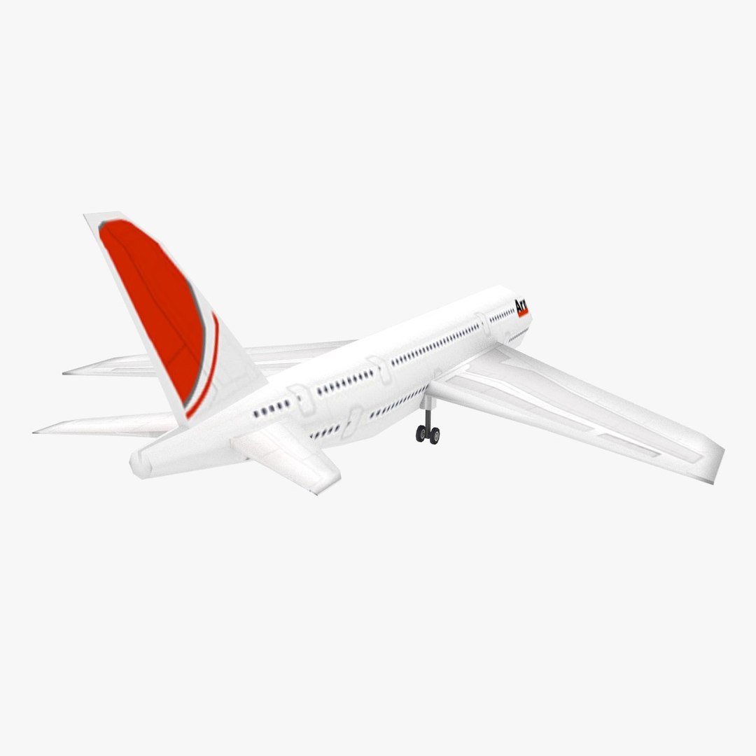3d Model Passenger Airplane