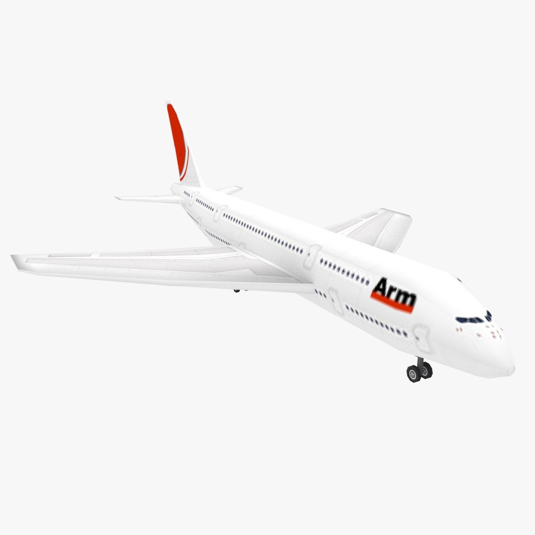 3d Model Passenger Airplane