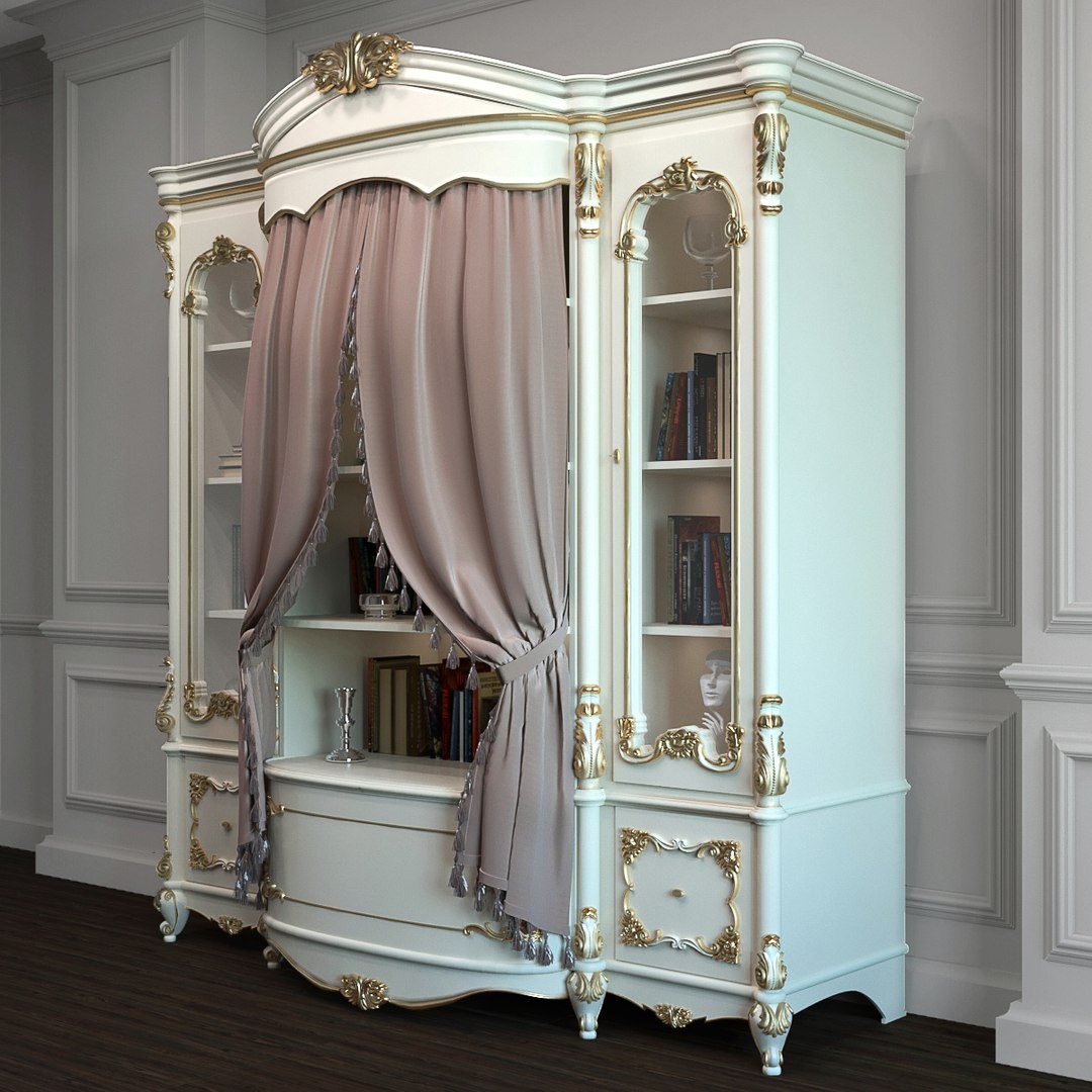 Alberto Monnalisa Bookcase 3D Model - TurboSquid 1329902