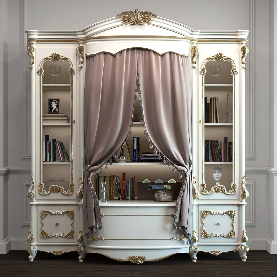 Alberto Monnalisa Bookcase 3D Model - TurboSquid 1329902