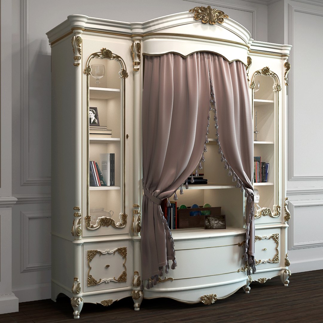 Alberto Monnalisa Bookcase 3D Model - TurboSquid 1329902