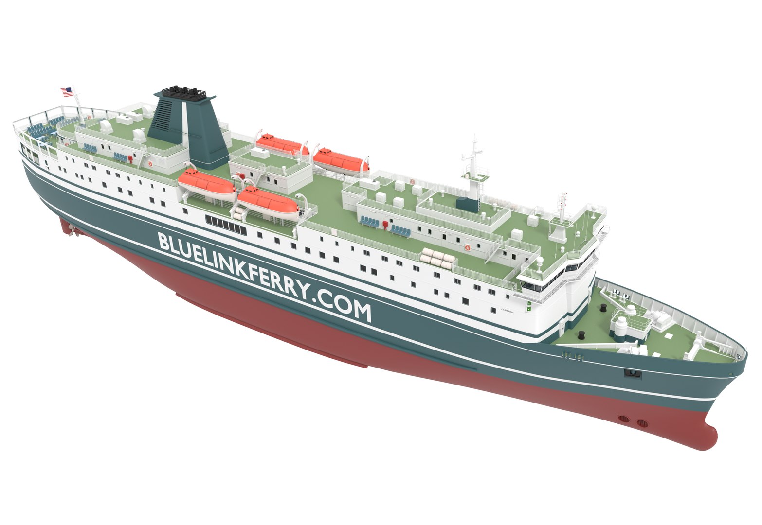 3D Passenger Ferry model - TurboSquid 1997741