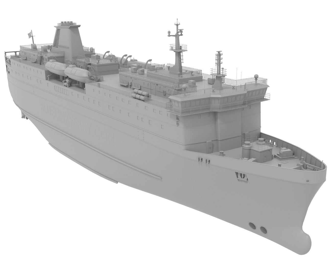 3D Passenger Ferry model - TurboSquid 1997741