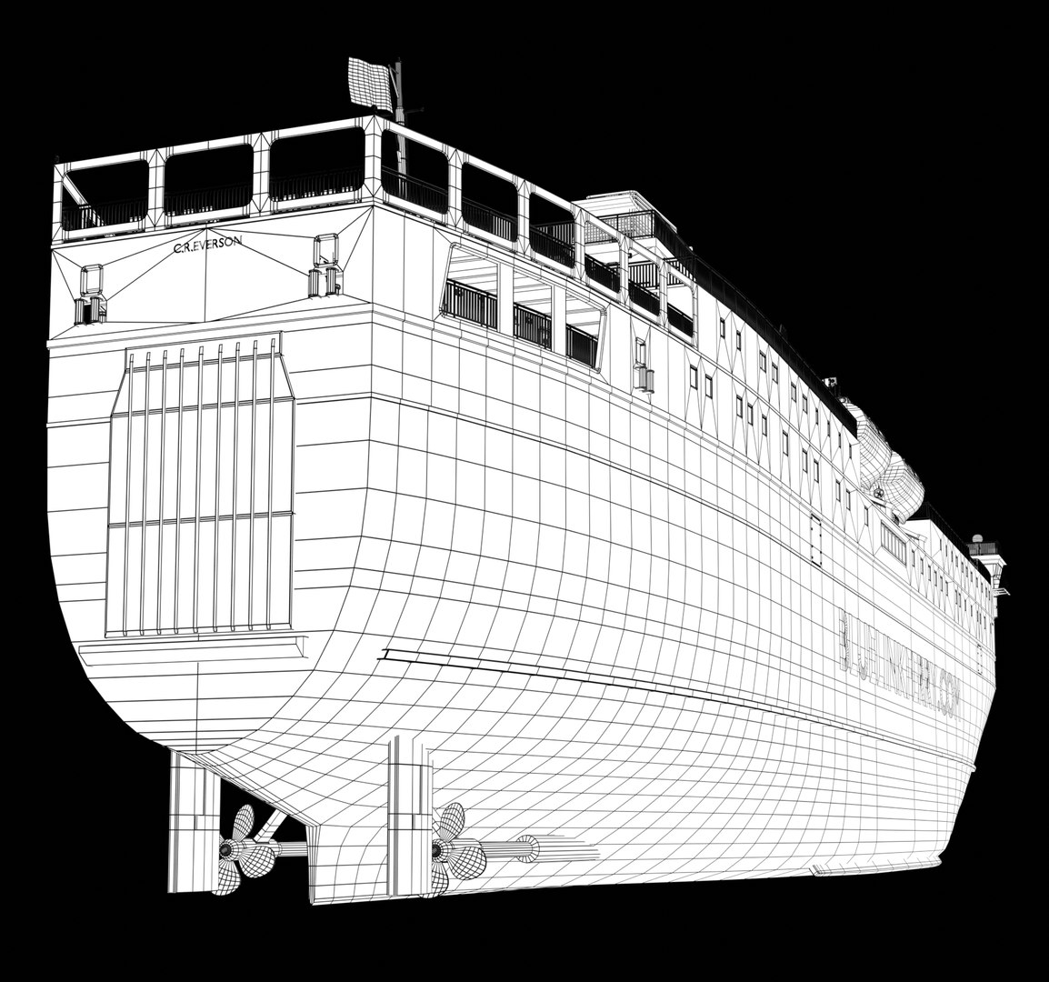 3D Passenger Ferry model - TurboSquid 1997741