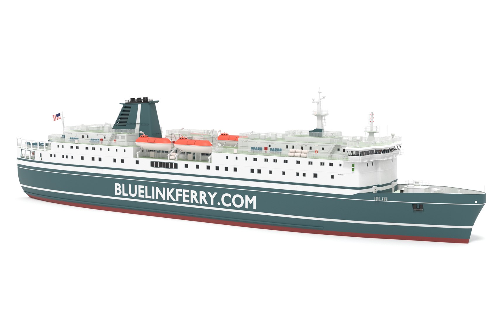 3D Passenger Ferry model - TurboSquid 1997741