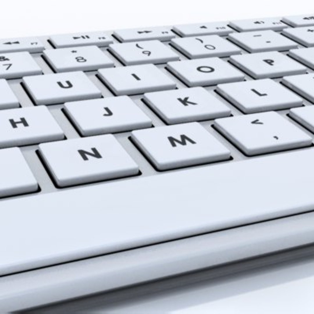 Apple Keyboard 3d C4d