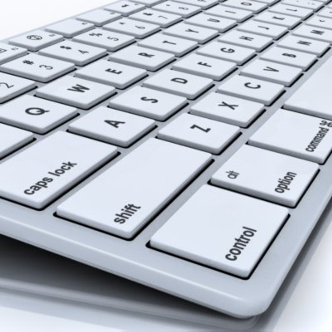 Apple Keyboard 3d C4d