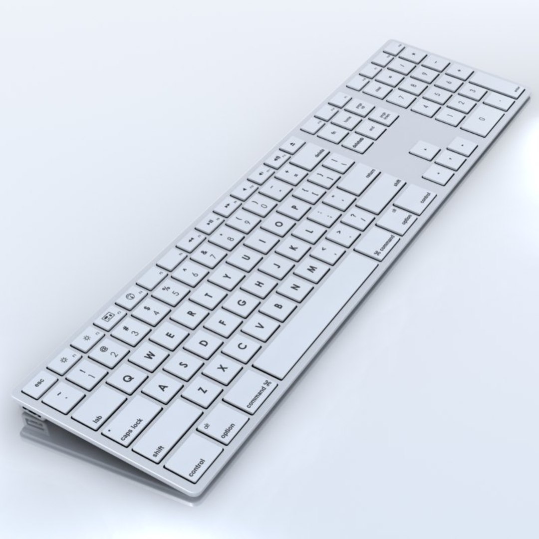 Apple Keyboard 3d C4d