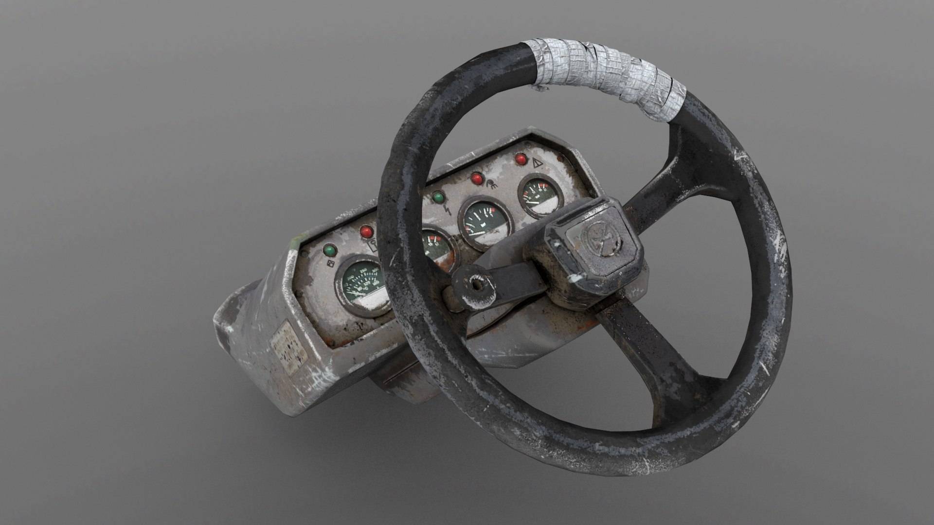 Old Steering Wheel Equipment 3D Model - TurboSquid 1549109