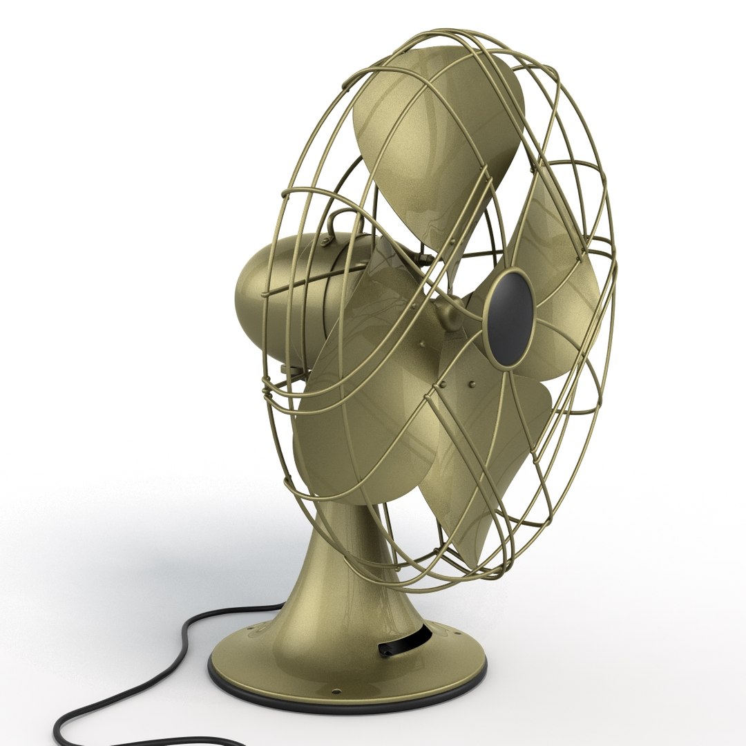 3d model fan