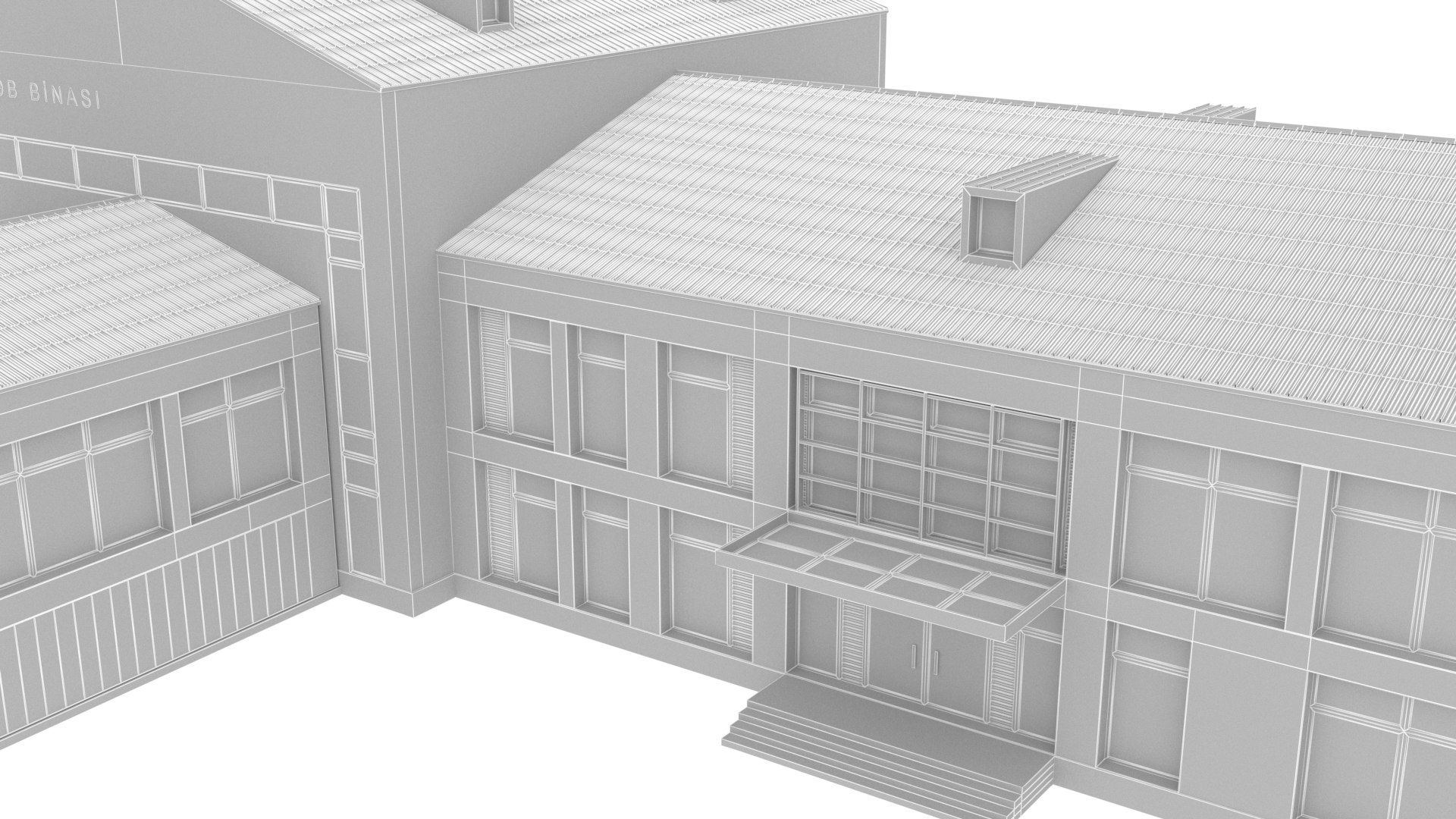 School 3D Model - TurboSquid 2393090
