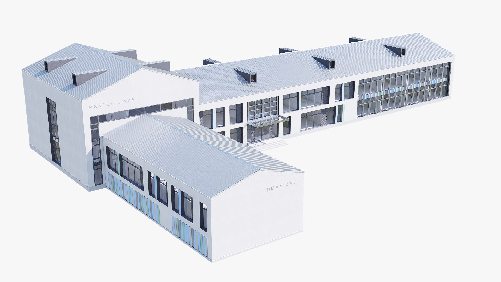 School 3D Model - TurboSquid 2393090