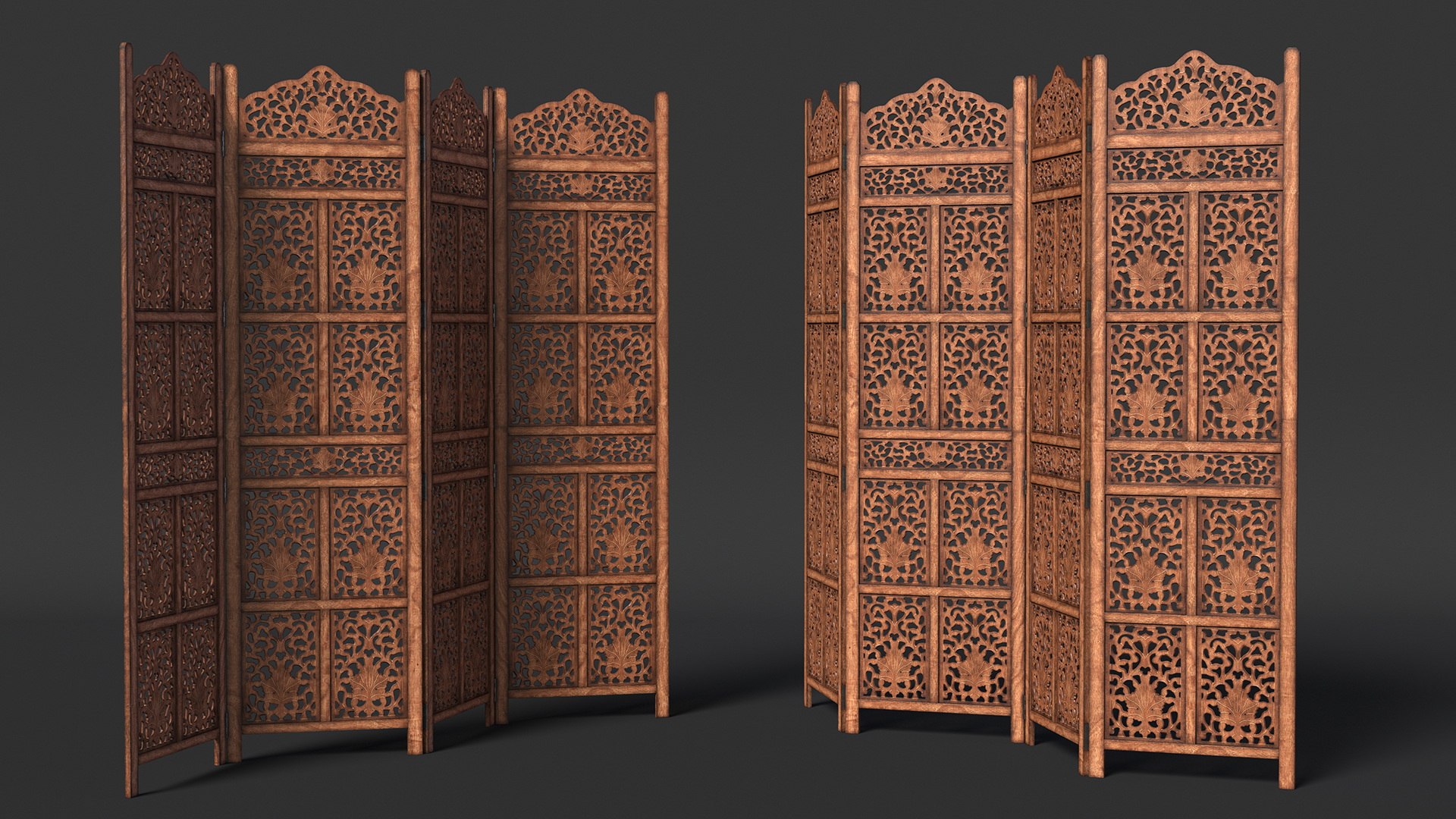 3D Model Folding Room Dividers Collection - TurboSquid 2189207
