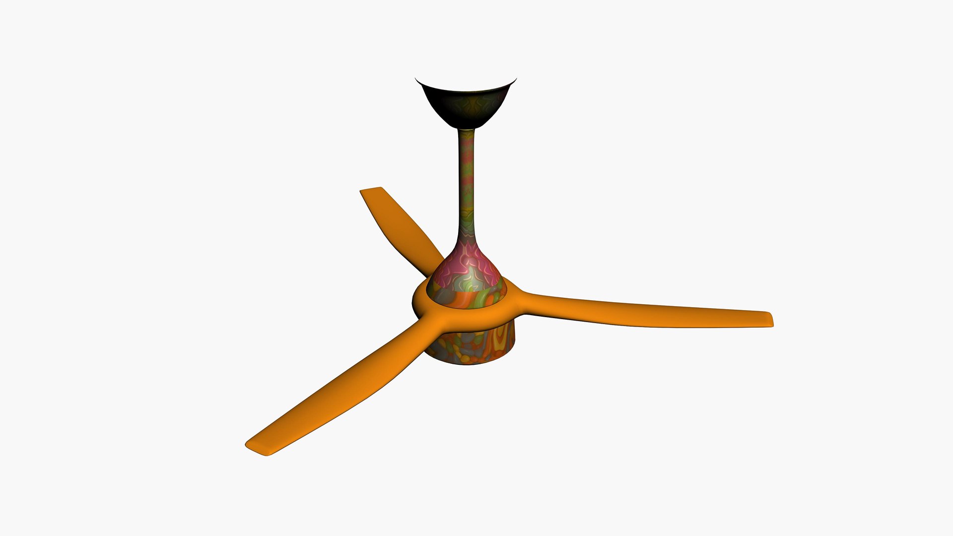 Ceiling Fan 3D Model - TurboSquid 2121936