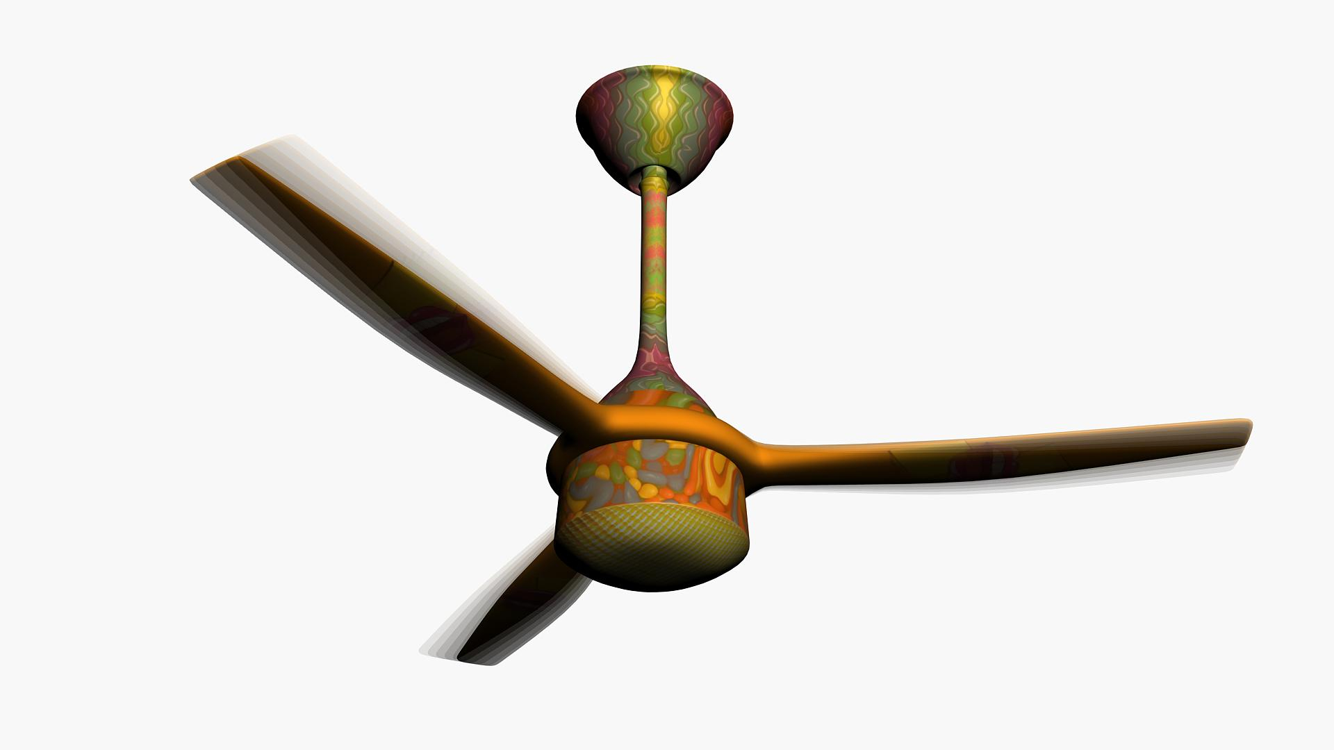 Ceiling Fan 3D Model - TurboSquid 2121936