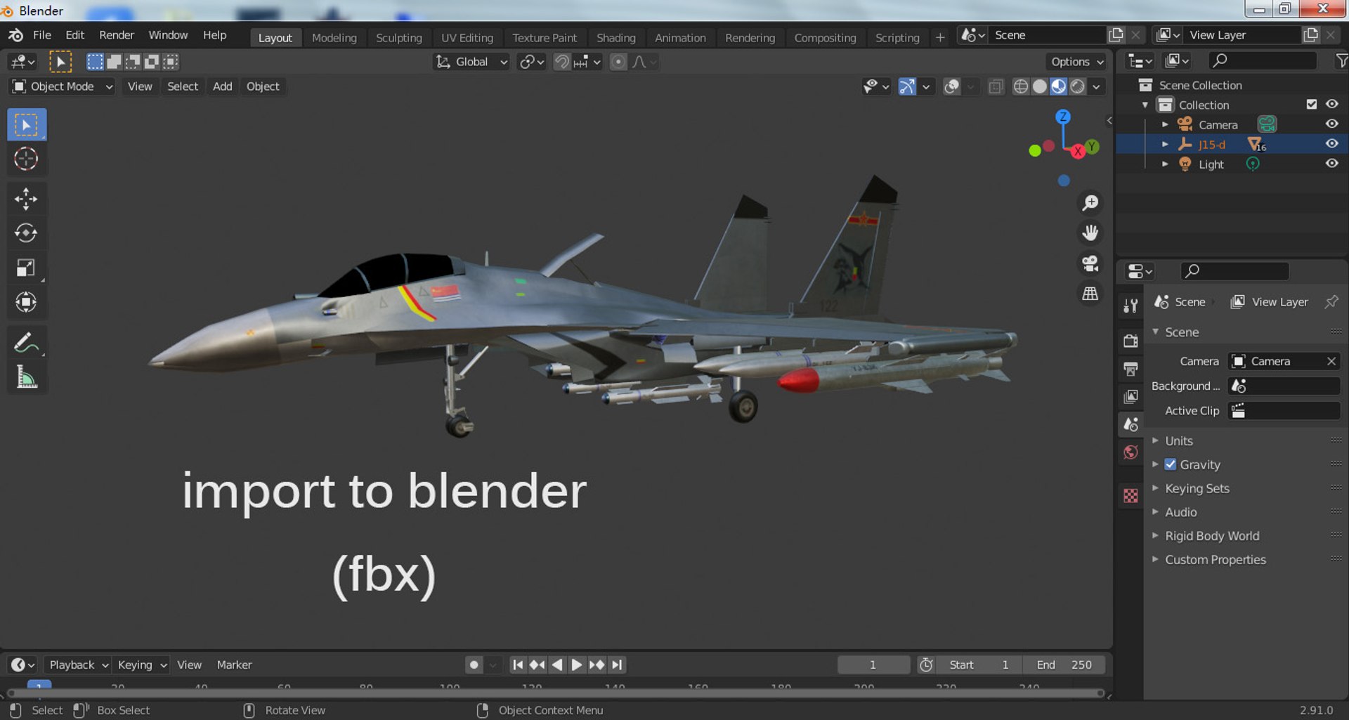 3D Chinese J15d Electronic Warfare Fighter Jet - TurboSquid 2307328