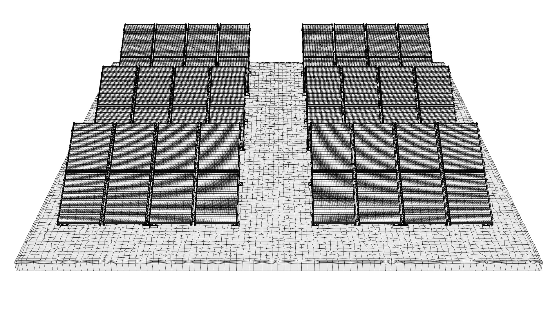 3D Solar Farms model - TurboSquid 2177501
