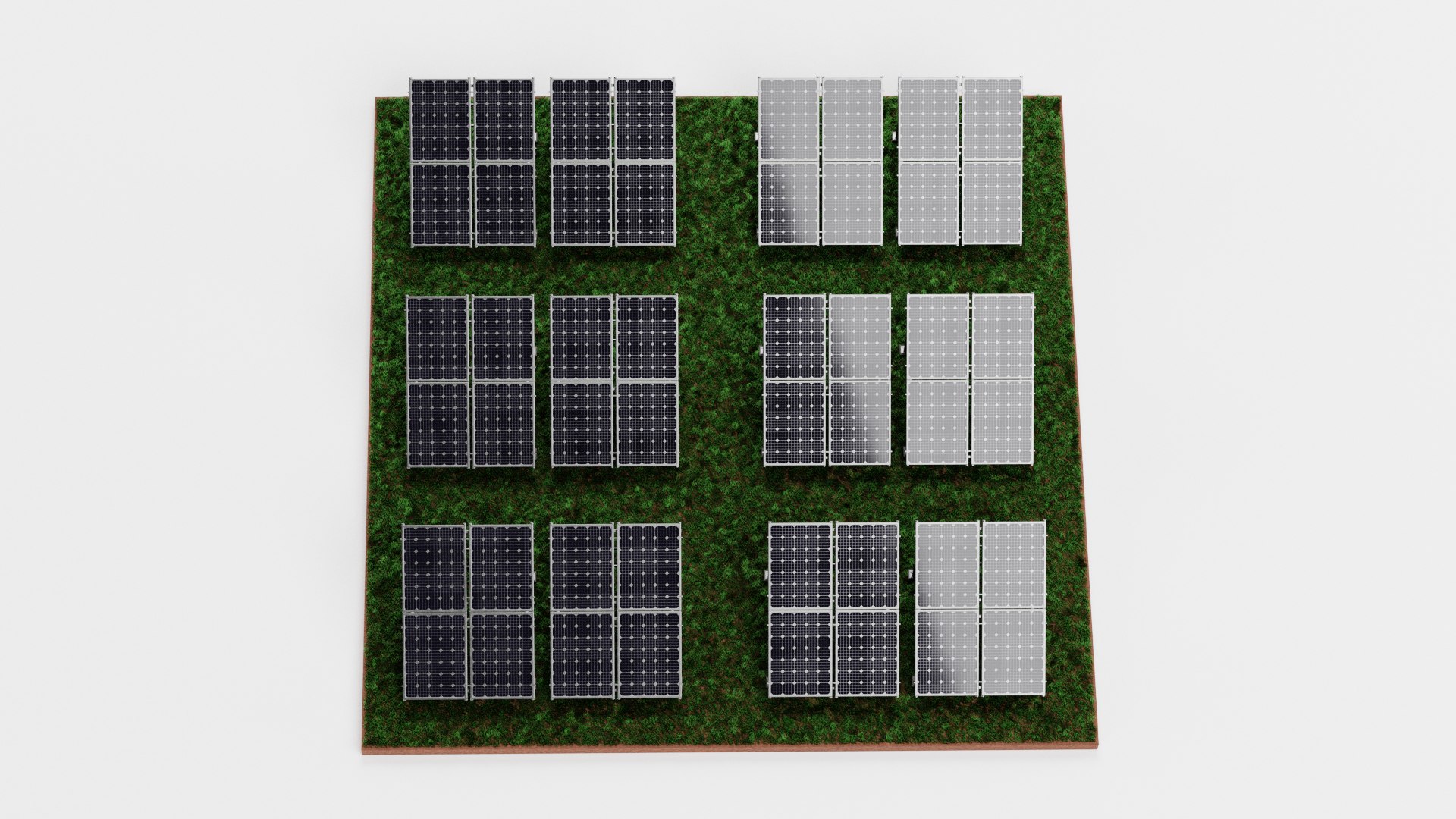 3D Solar Farms model - TurboSquid 2177501