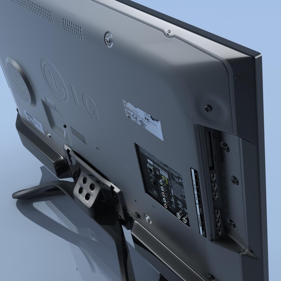 3d Model Tv Lg 42la660v