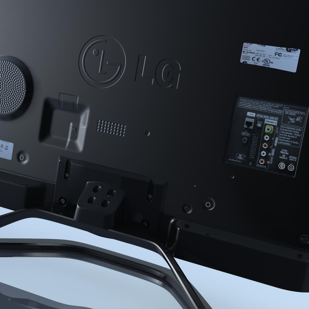3d Model Tv Lg 42la660v