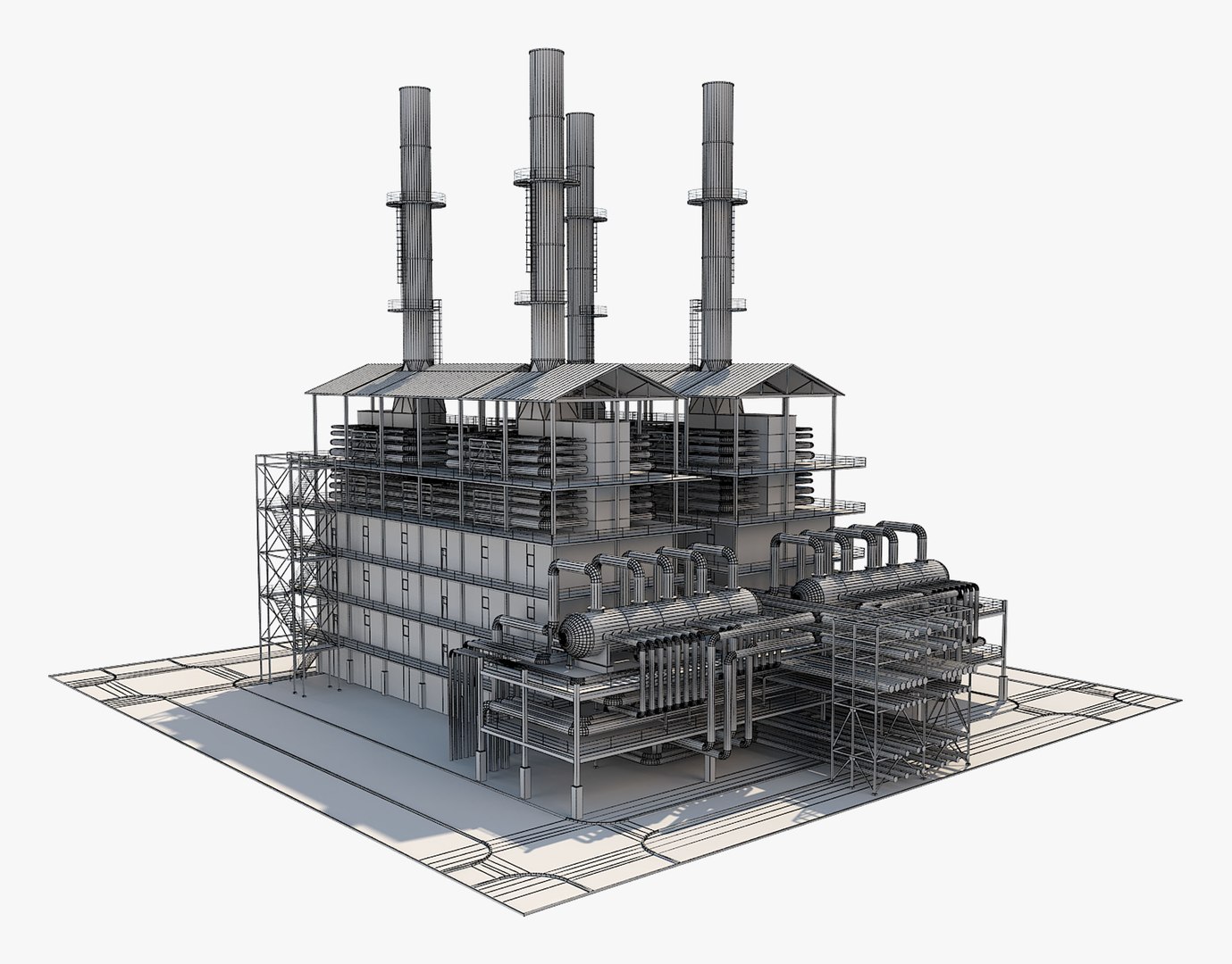 3D Furnace Model - TurboSquid 1279171
