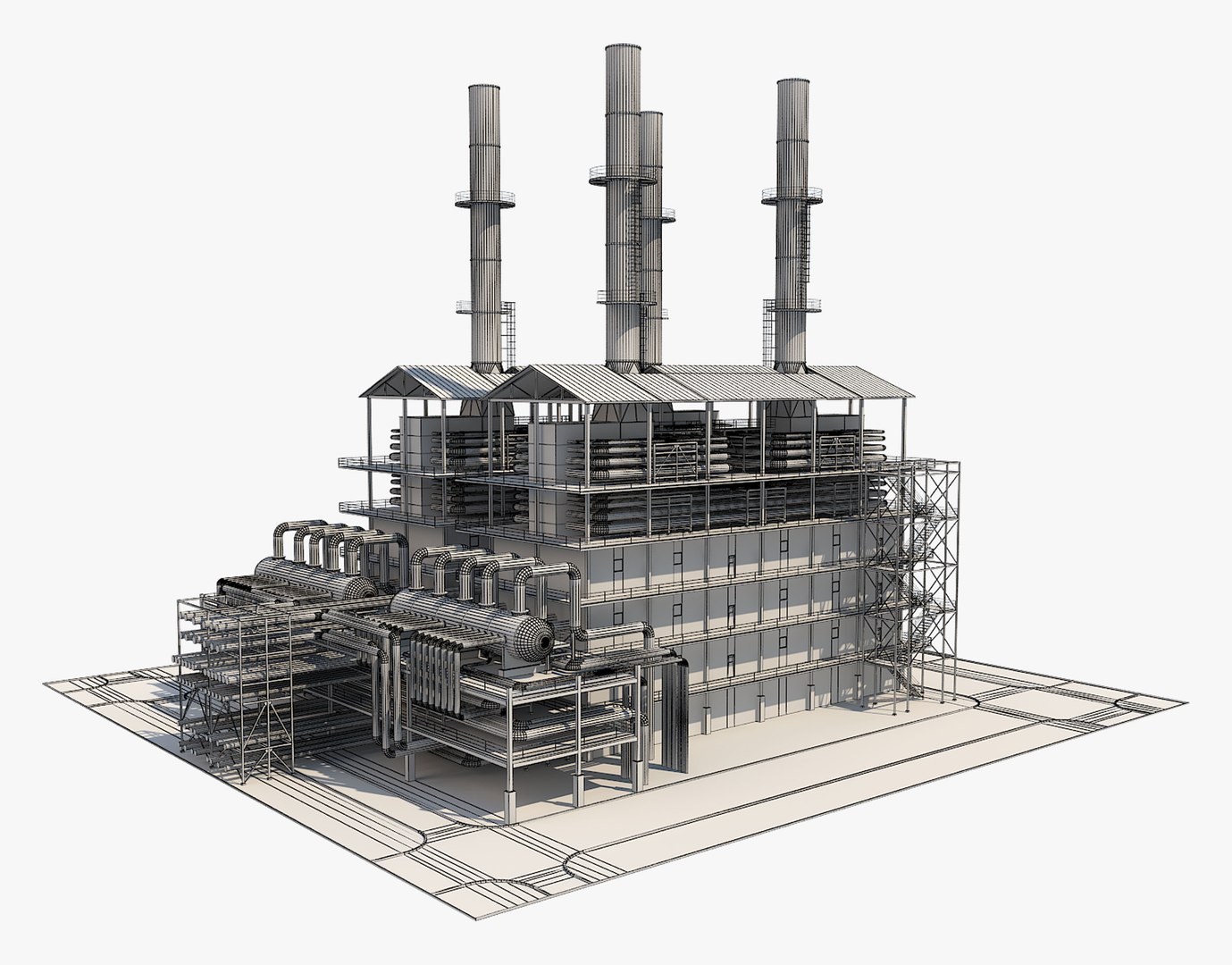 3D Furnace Model - TurboSquid 1279171