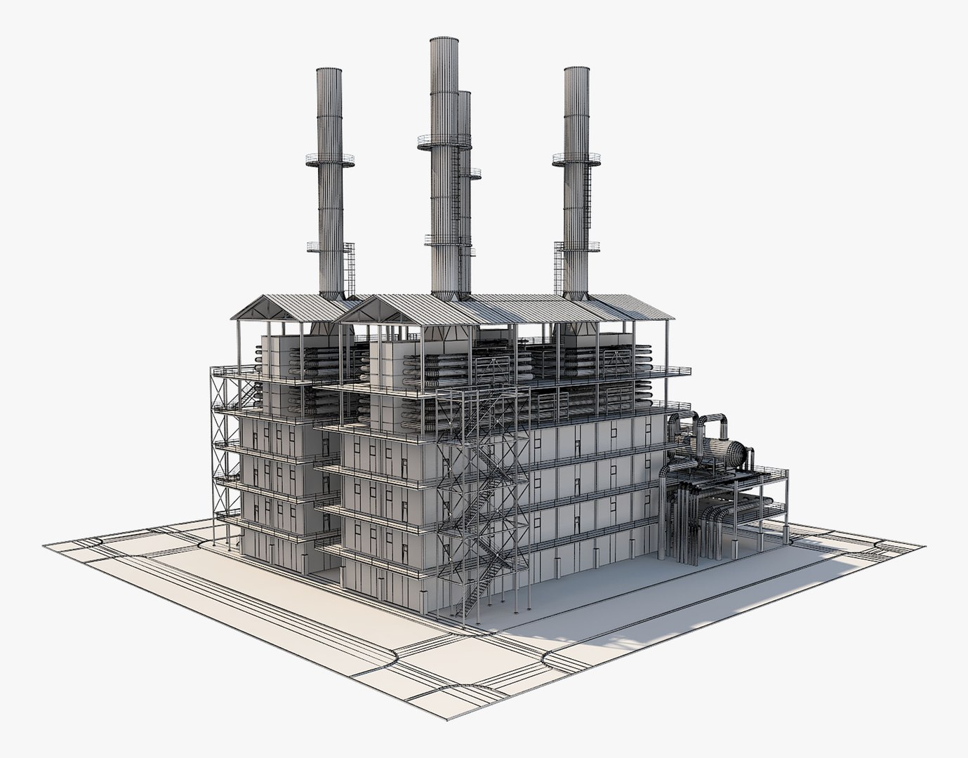 3D Furnace Model - TurboSquid 1279171