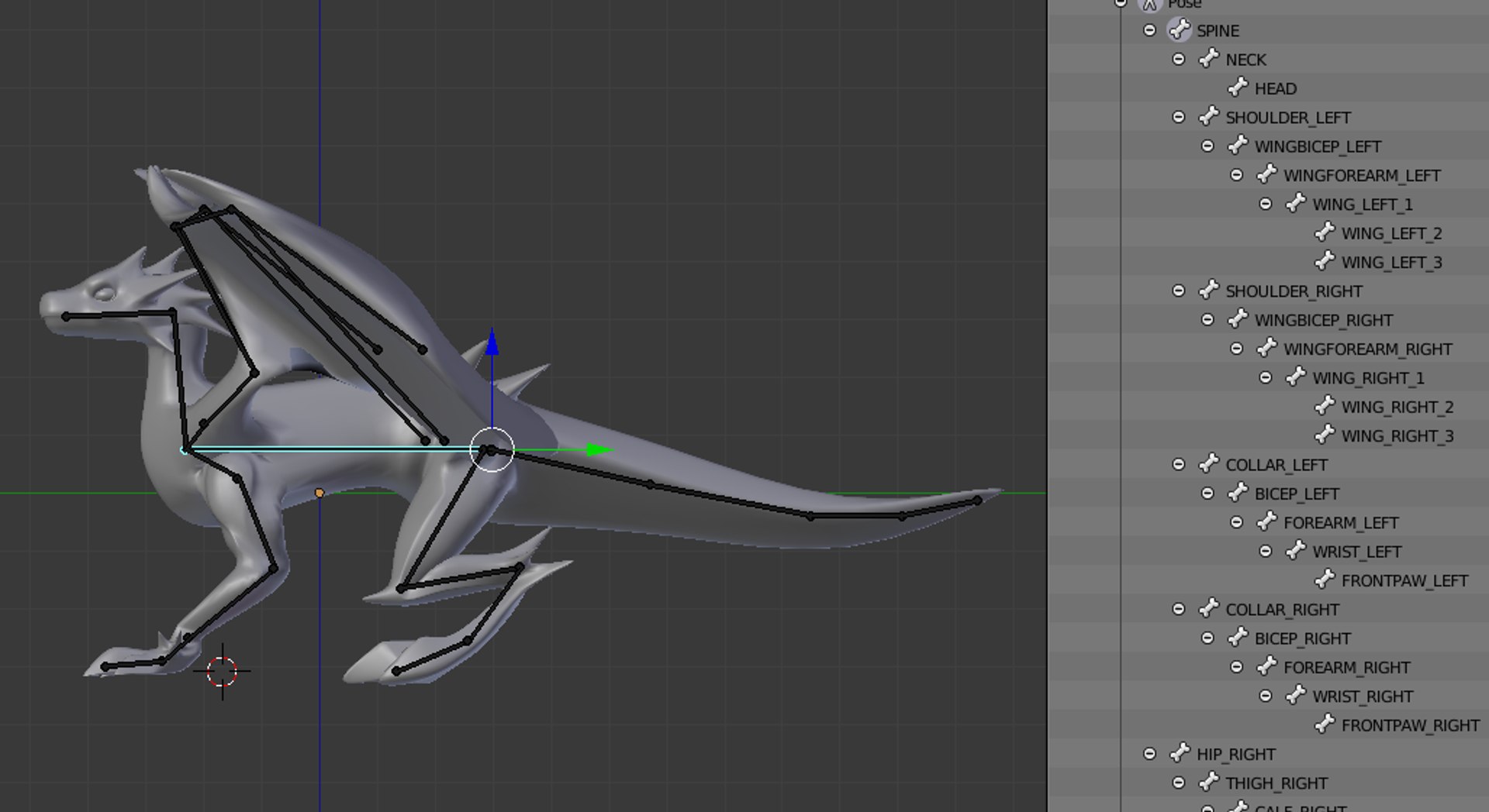 3D Dragon Wing Model - TurboSquid 1372831