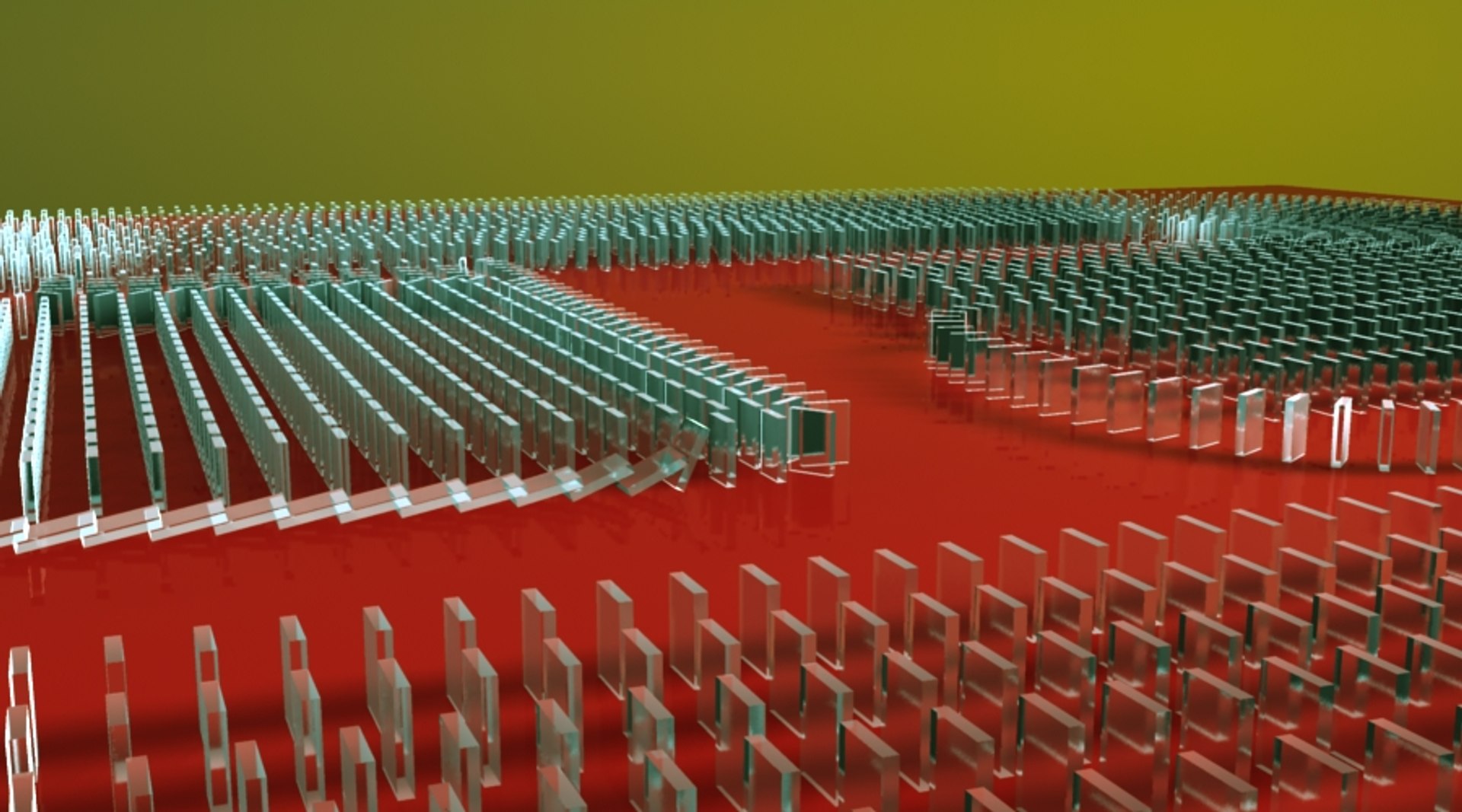 3d Dominos Animation