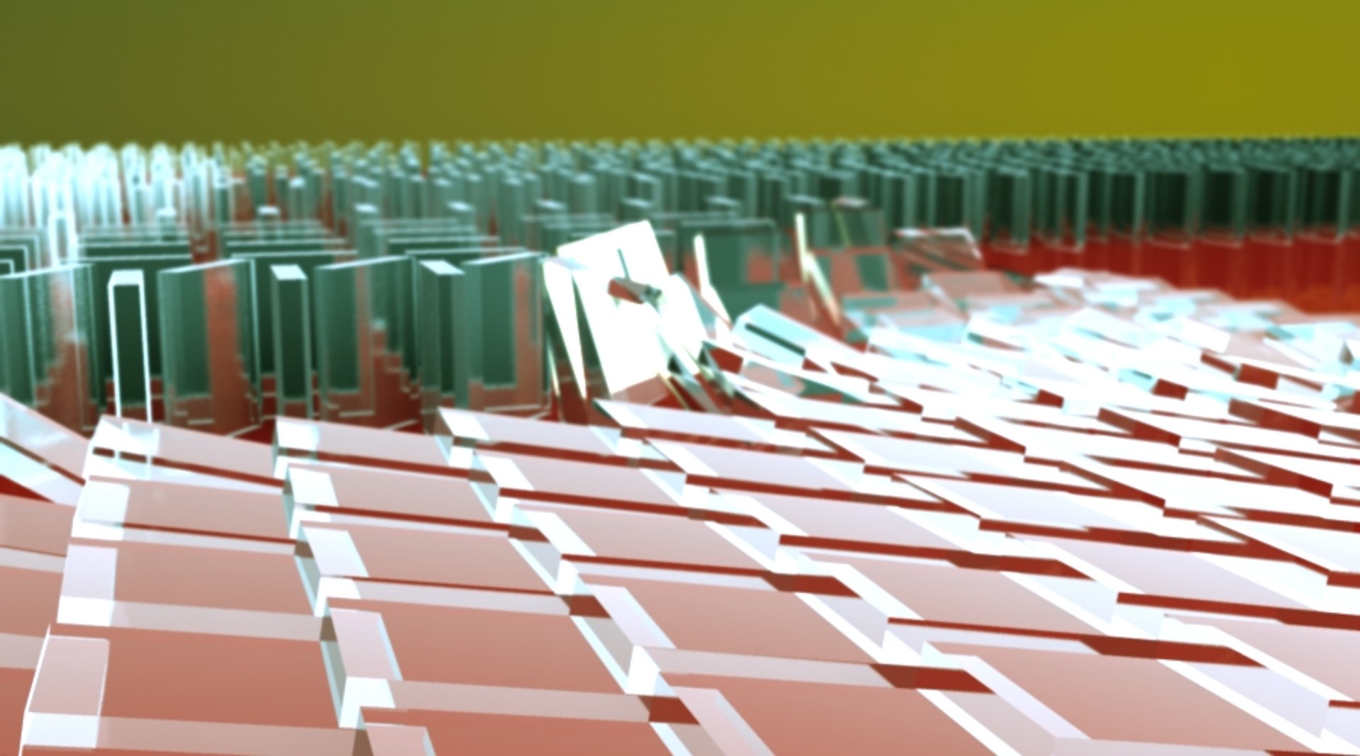 3d Dominos Animation