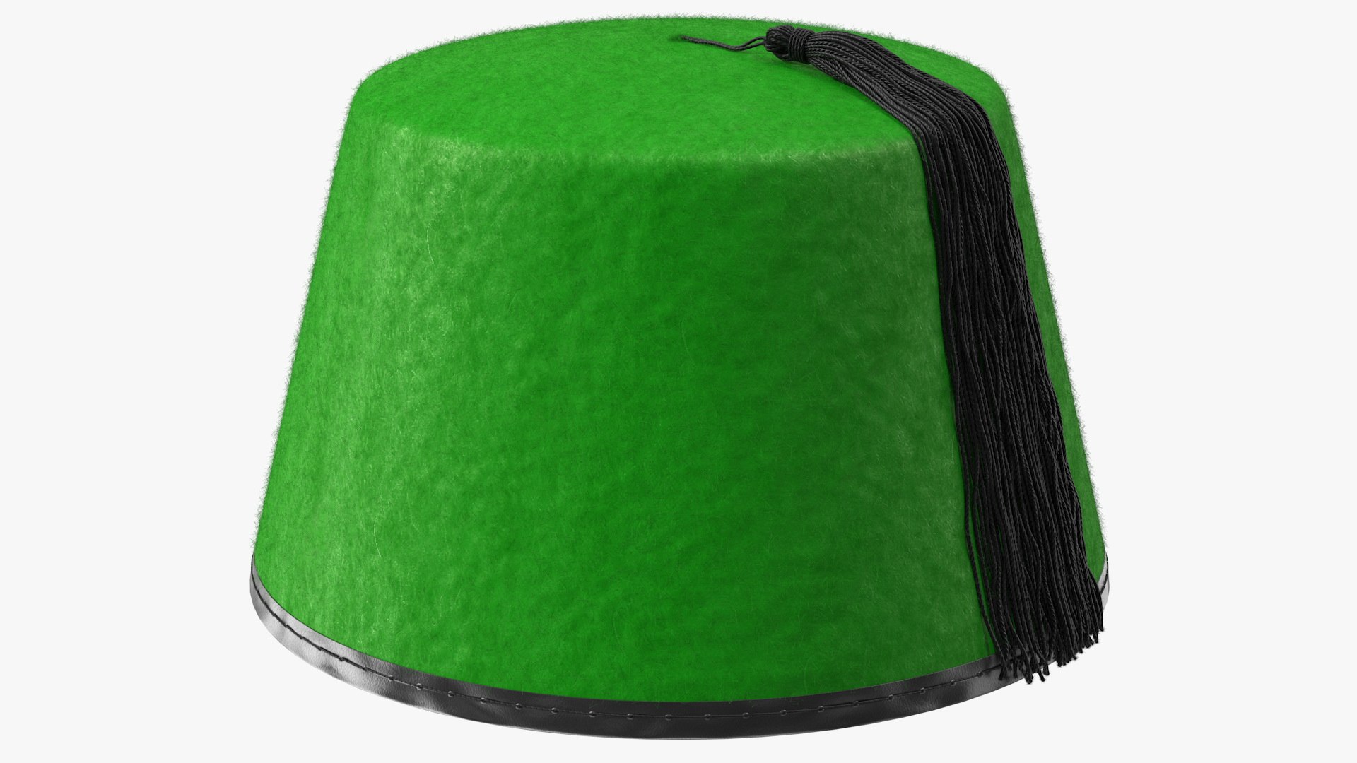 Traditional Arabic Green Fez 3D Model - TurboSquid 1682073