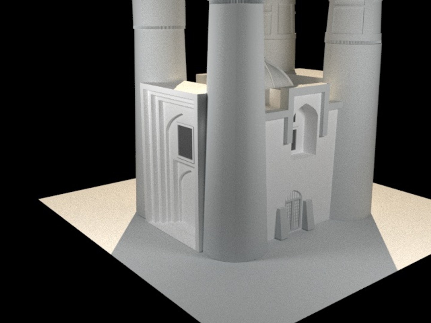 3D mosque - TurboSquid 1461569