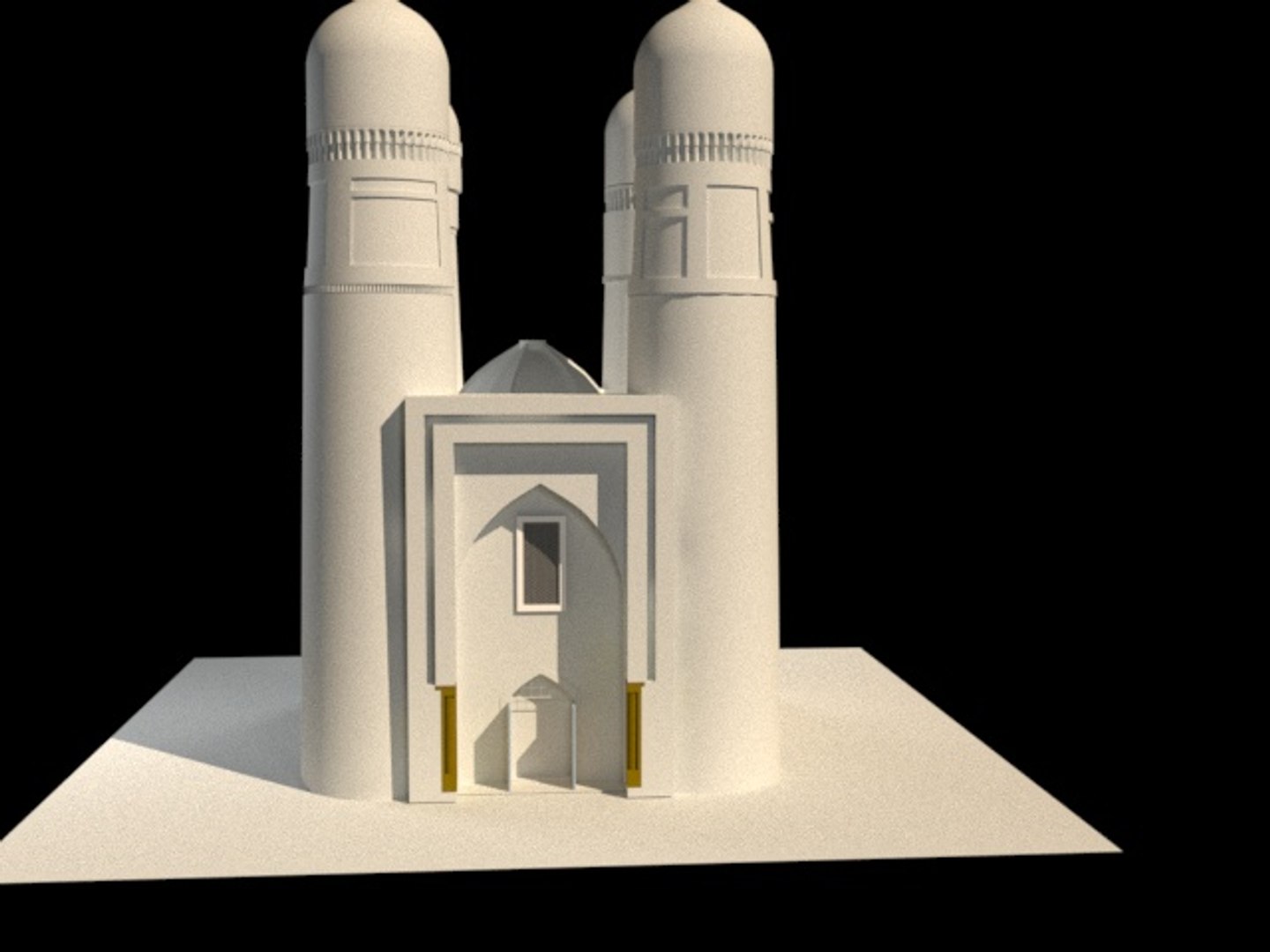 3D mosque - TurboSquid 1461569