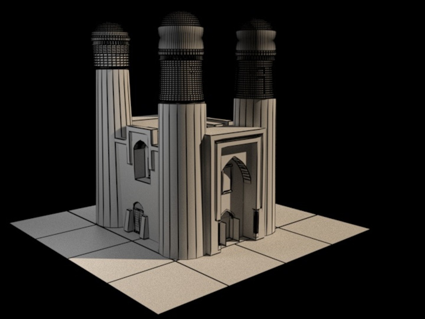 3D mosque - TurboSquid 1461569