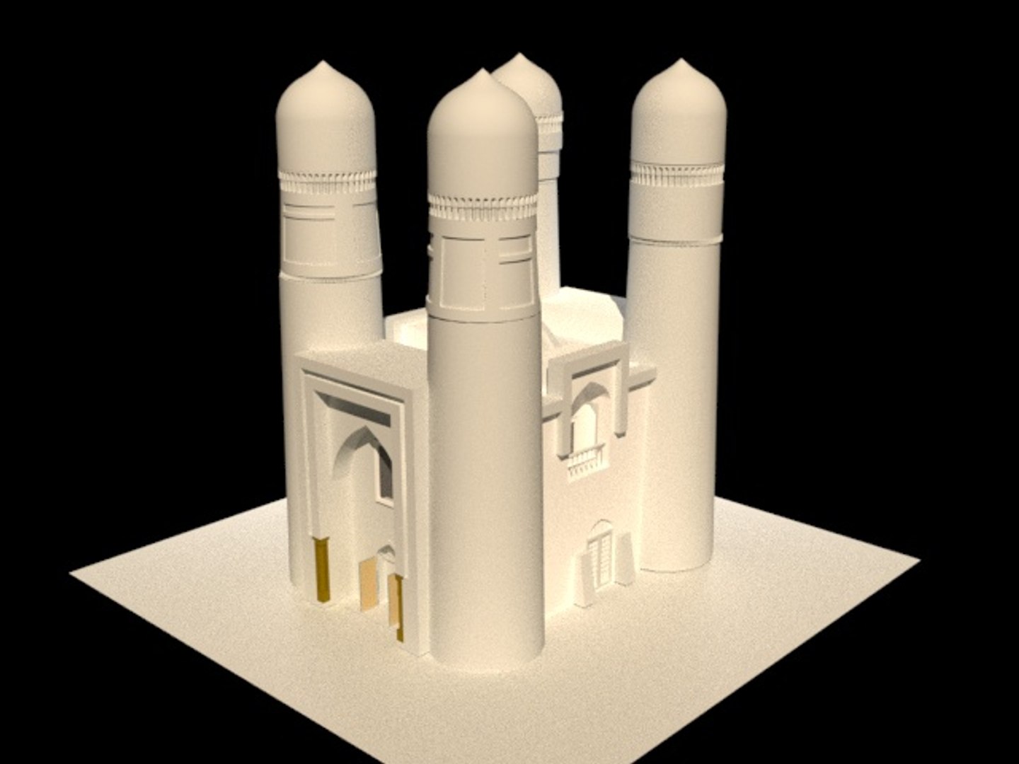 3D mosque - TurboSquid 1461569