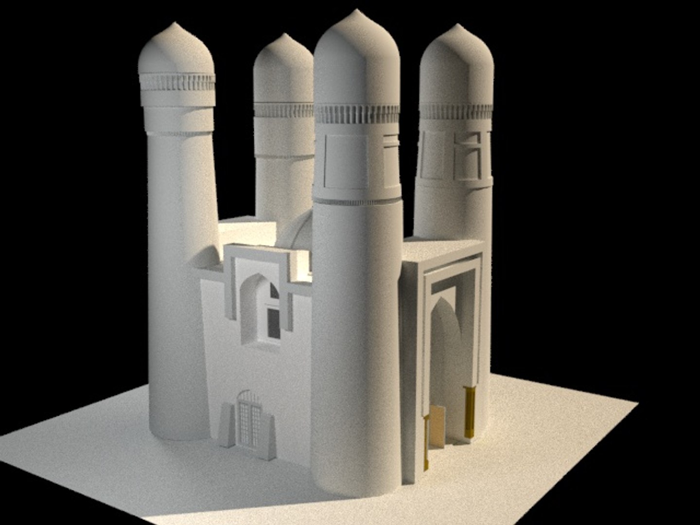 3D mosque - TurboSquid 1461569