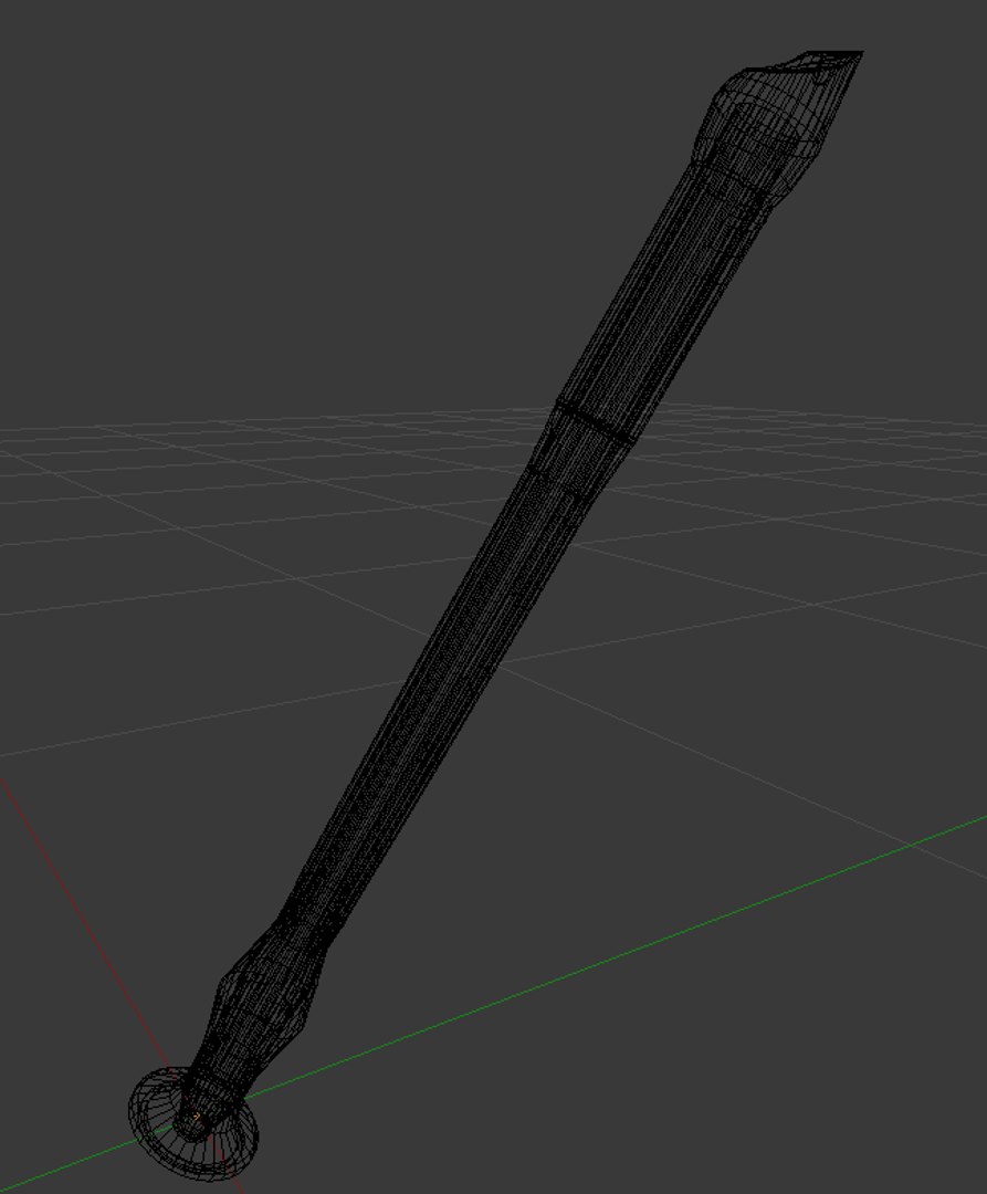 3d Model Flute Recorder