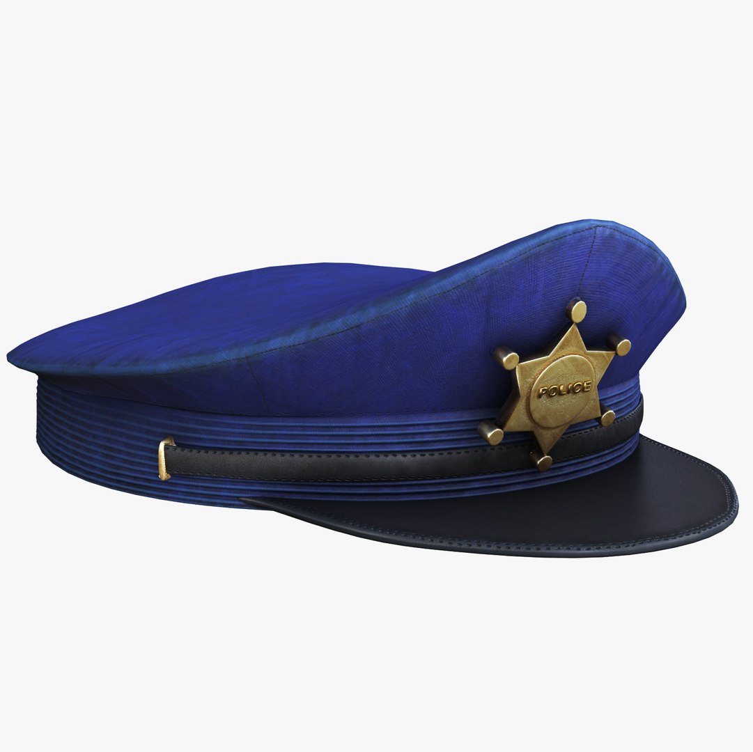 3D Police Hat 1 - TurboSquid 1929454